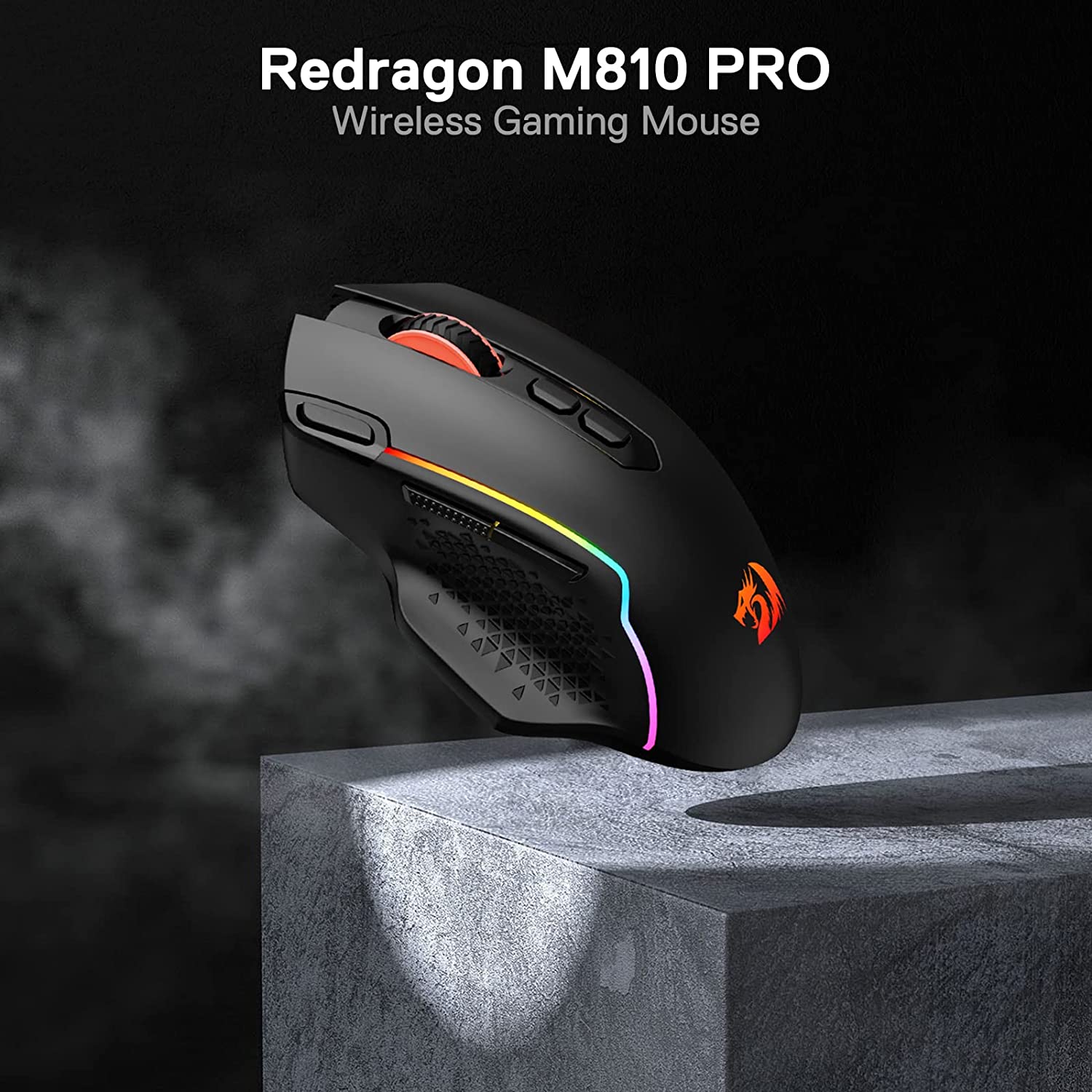 Taipan Pro M810 PRO RGB Wired And Wireless Mouse – Redragon India