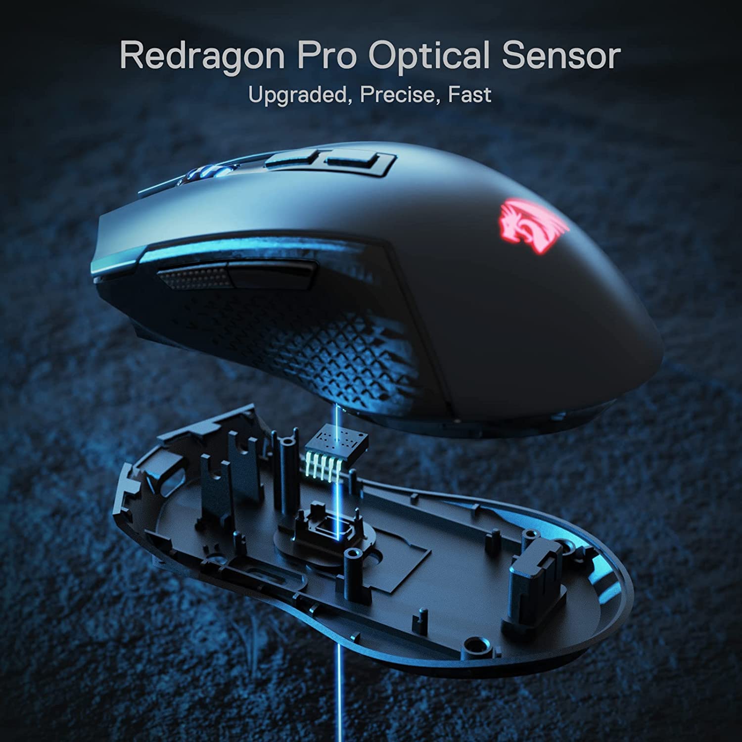 Trident Pro M693 RGB Wired, Wireless and Bluetooth Mouse