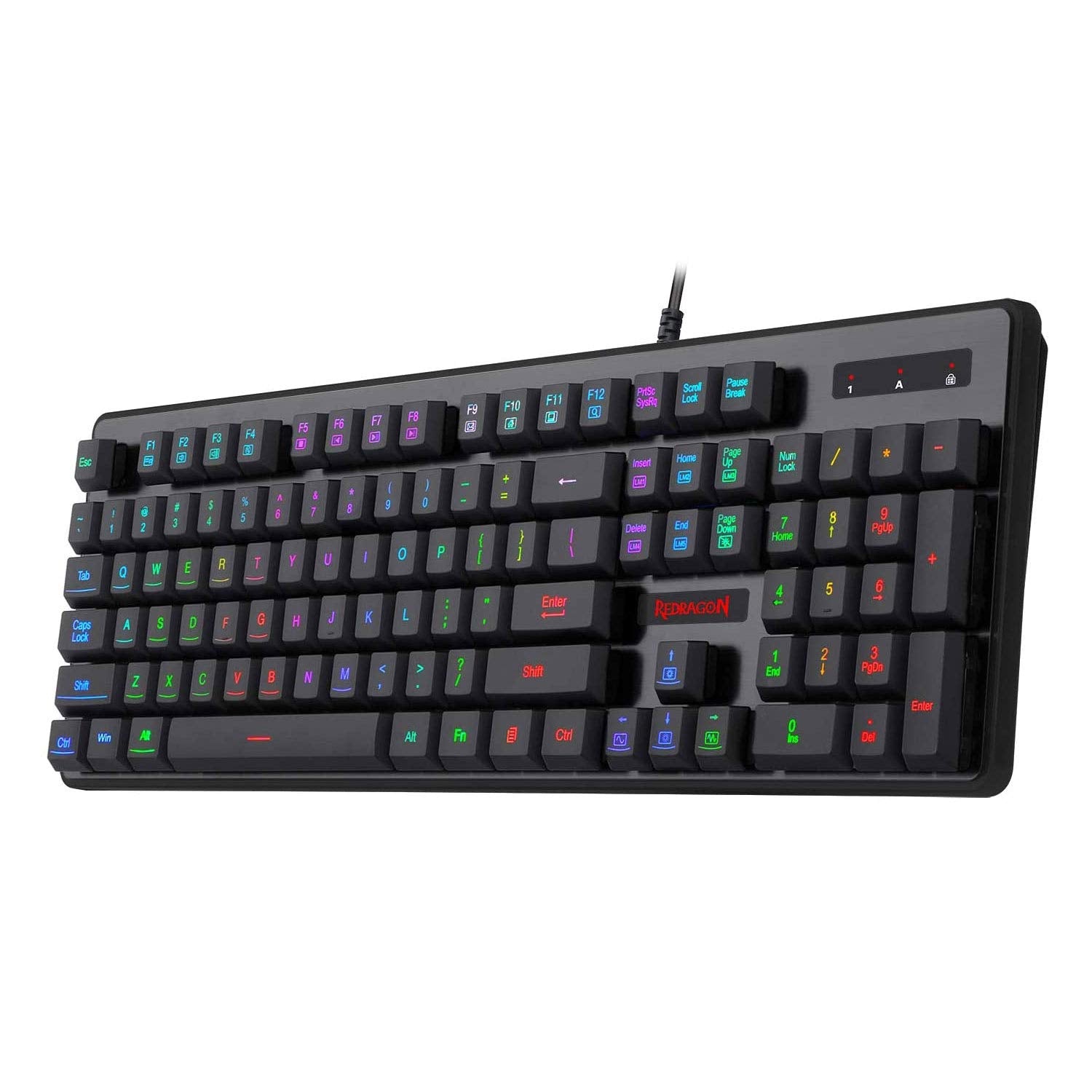 DYAUS PRO K509-1 - 104 Keys RGB Wired Keyboard without side LED (Mecha