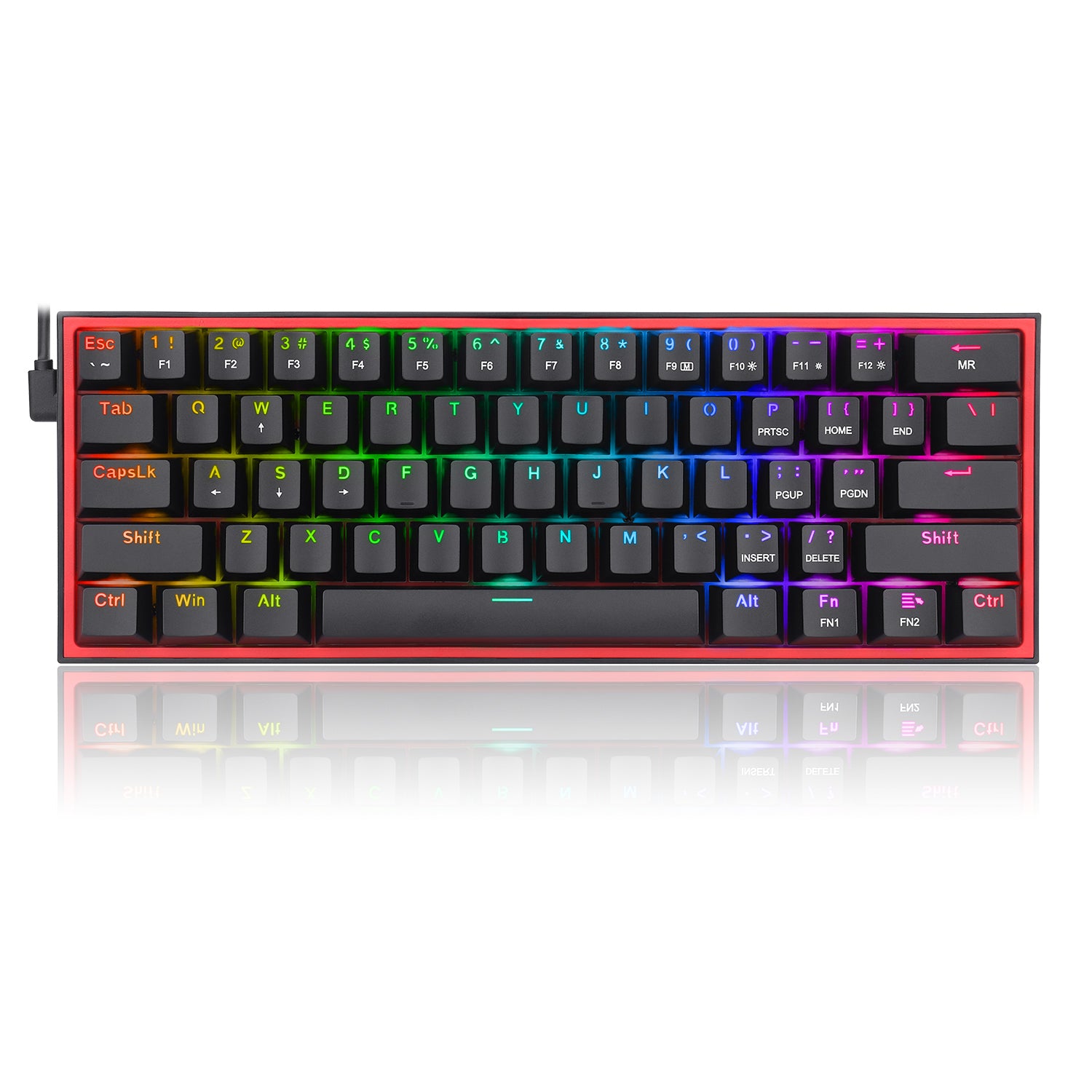 Fizz K617 - 60% Wired Mechanical Keyboard Black (Red Switches ...